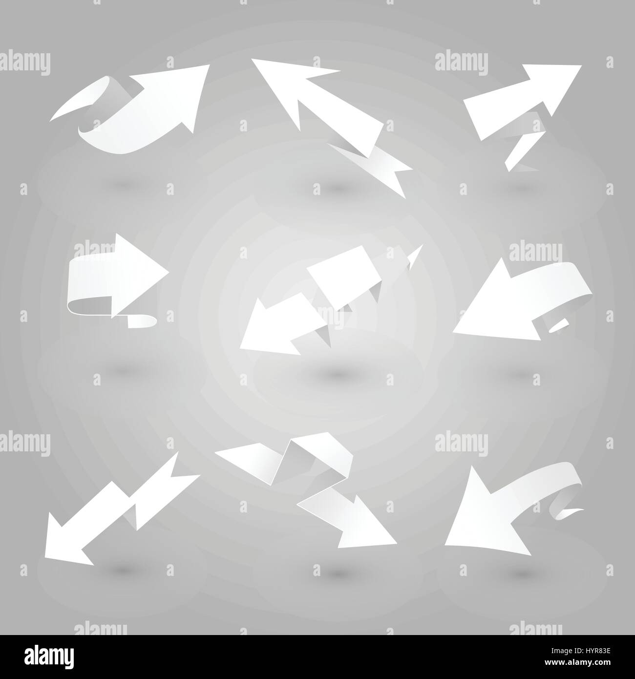 Hand Drawn Arrow Sketches various views Stock Vector Image & Art - Alamy