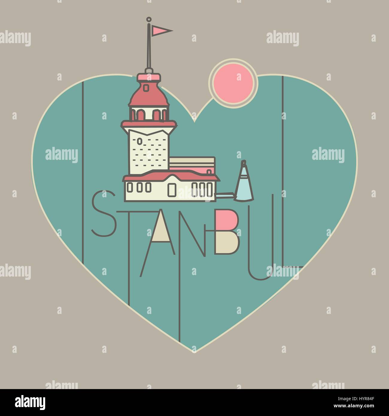 Istanbul icon set hi-res stock photography and images - Alamy