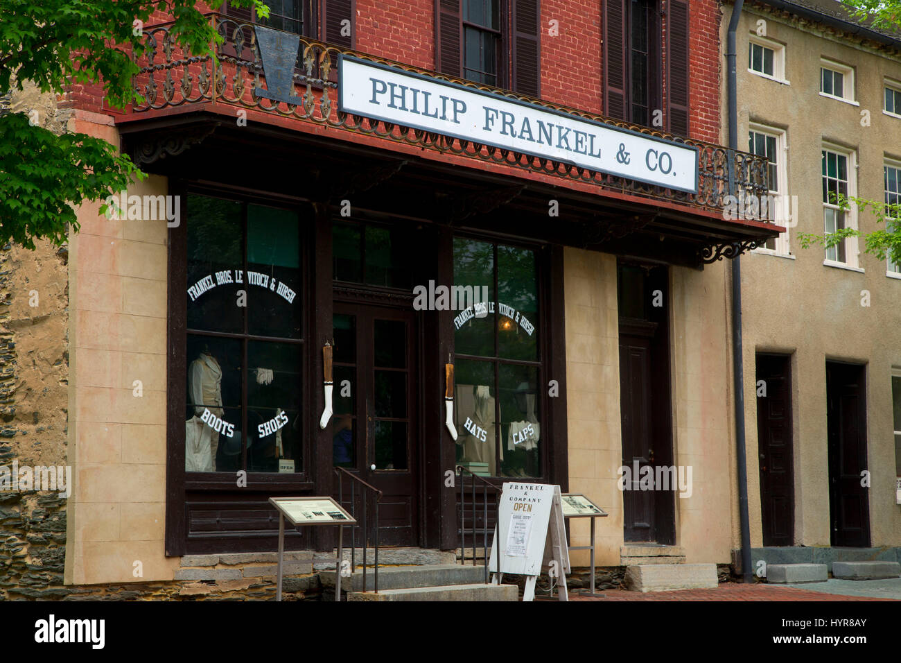 Philip Frankel and Co. building, Harpers Ferry National Historical Park ...