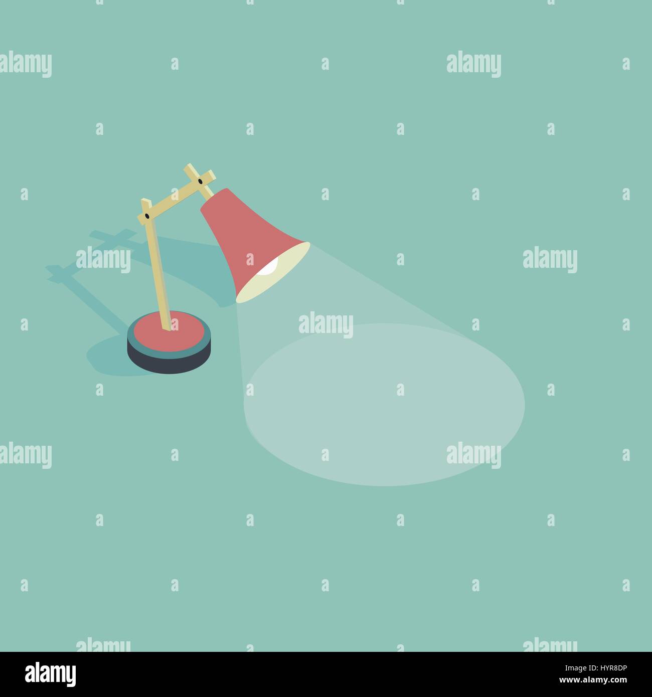 Table lamp isometric 3d icon hi-res stock photography and images - Alamy