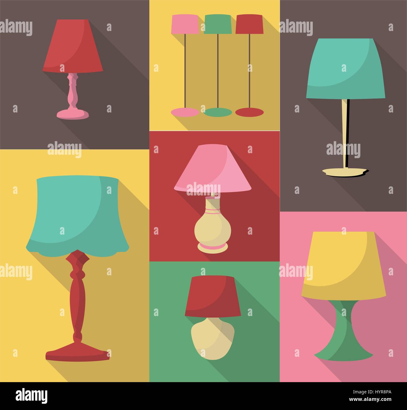 Lampshade drawing hi-res stock photography and images - Alamy