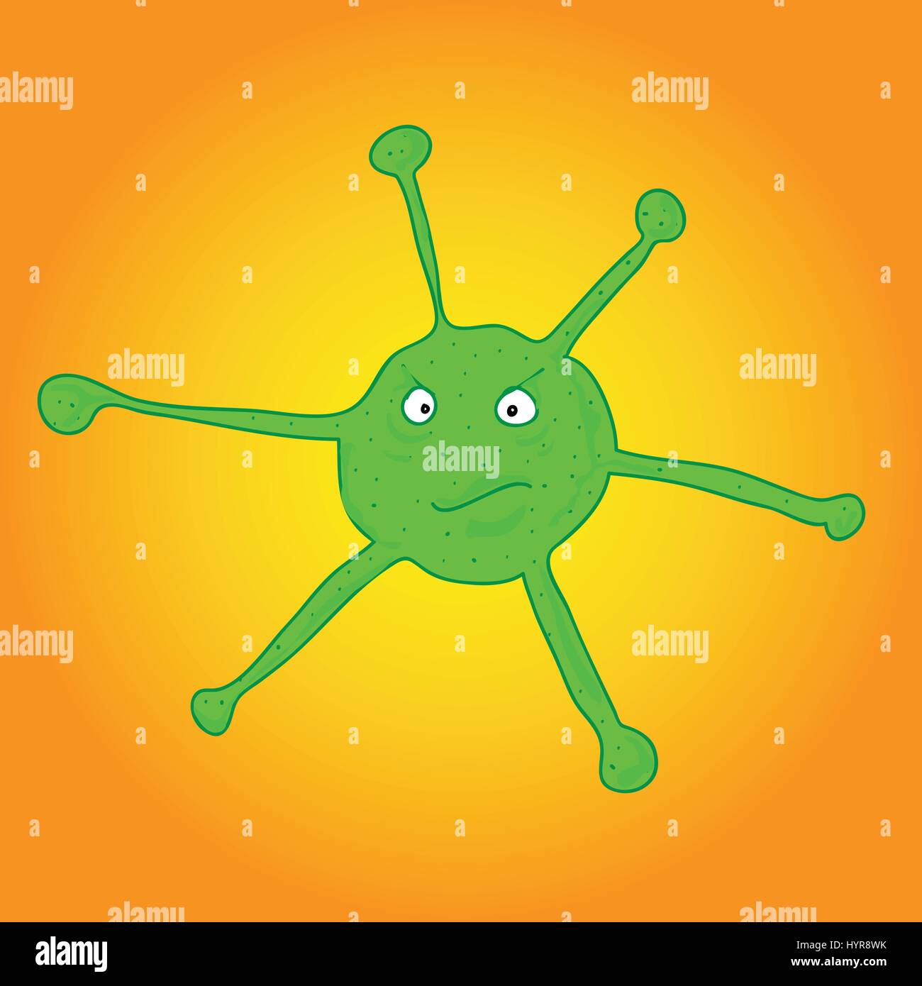 Alien virus bacteria vector vectors hi-res stock photography and images ...
