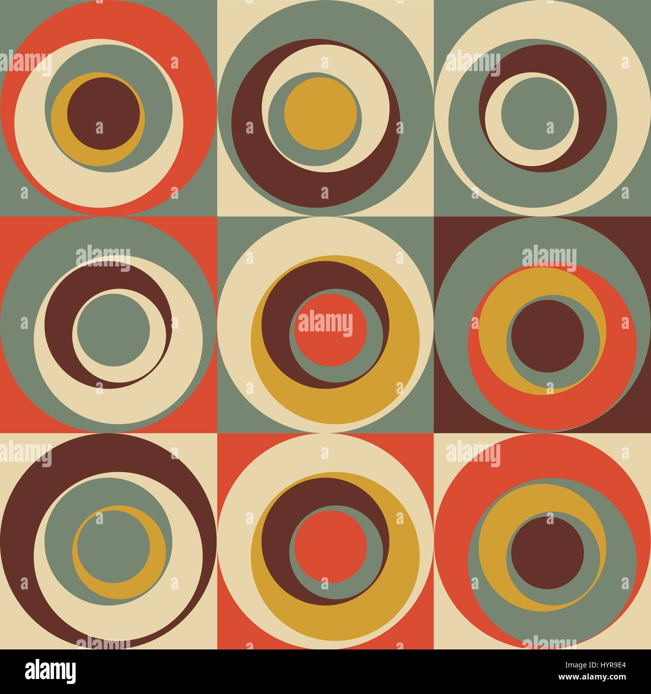 Vector Colorful abstract retro seamless geometric pattern Stock Vector Image & Art - Alamy