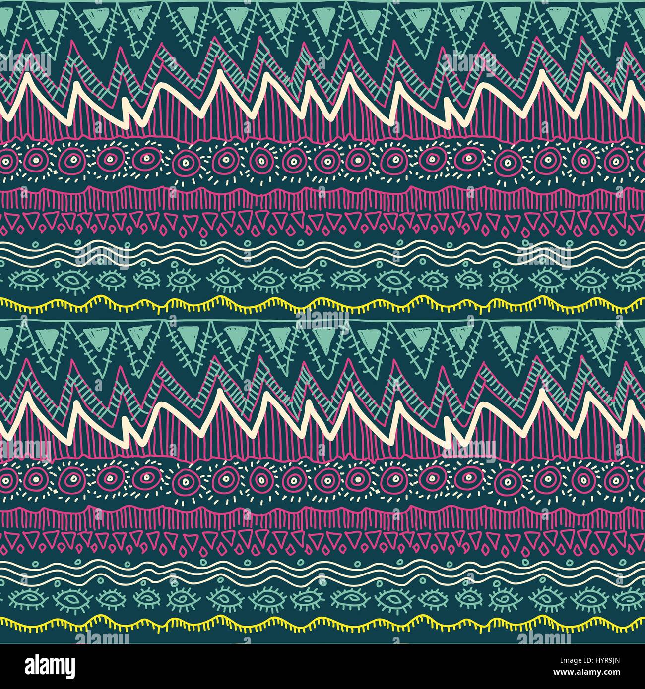 Tribal Ethnic textile decorative aged distressed ornamental striped ...