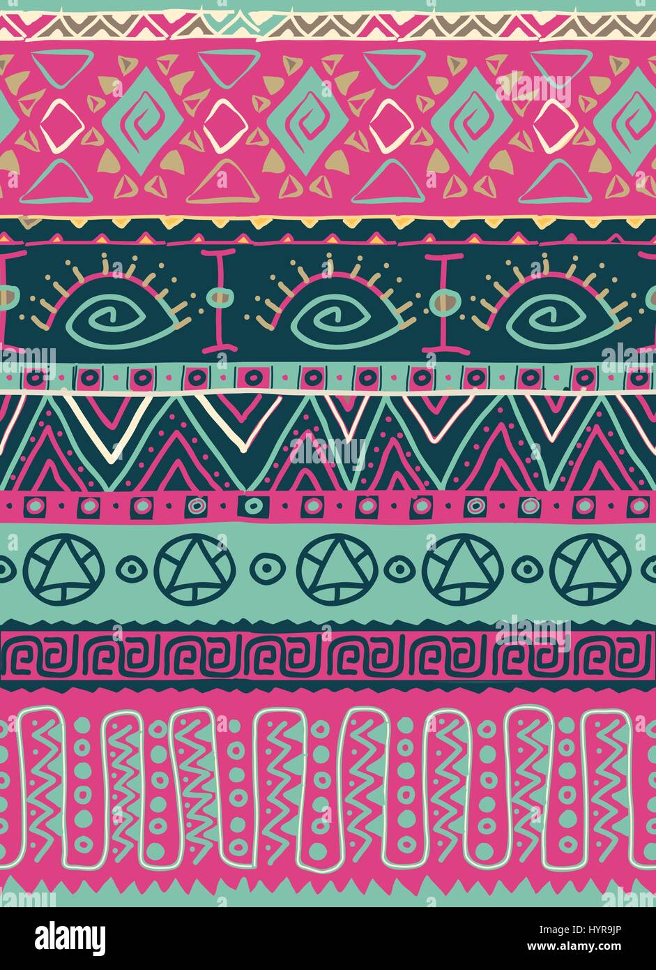 Pink native american ethnic pattern hi-res stock photography and images ...