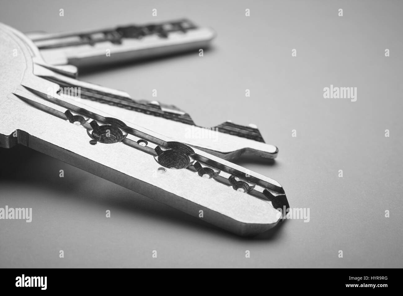 Mortgage concept keys house Black and White Stock Photos & Images - Alamy
