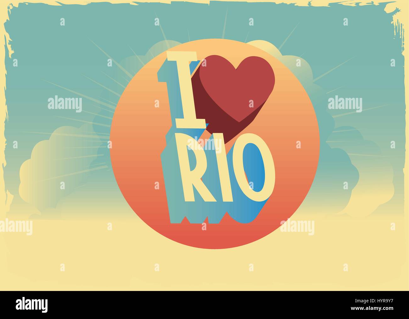 I love rio Stock Vector Images - Alamy