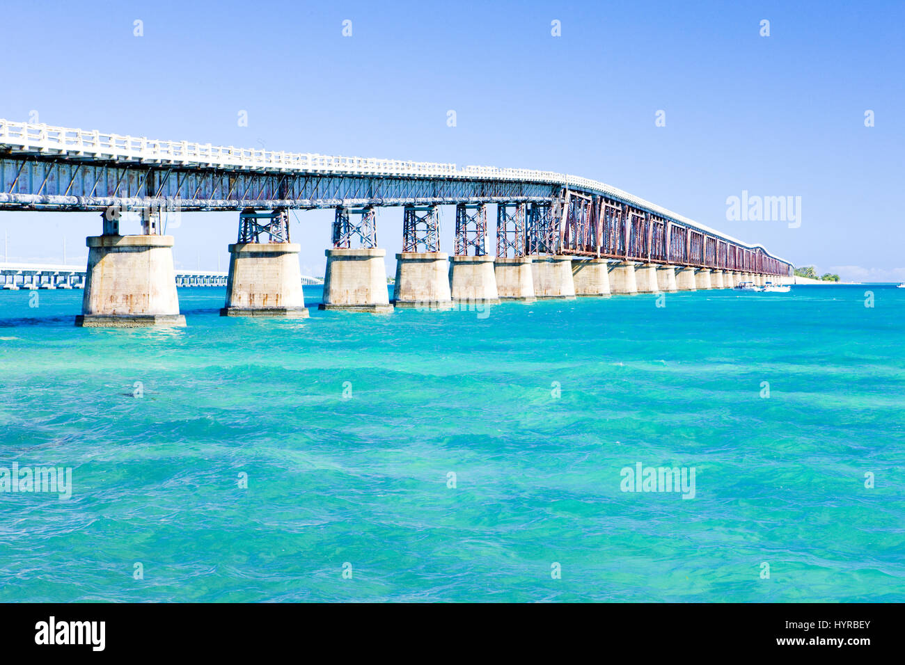 road bridge connecting Florida Keys, Florida, USA Stock Photo - Alamy