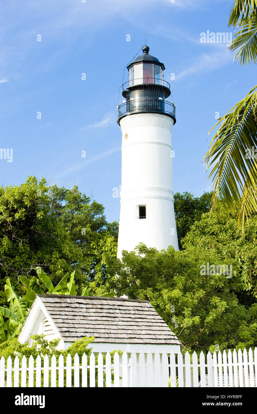 The Key West Lighthouse, Florida Keys, Florida, USA Stock Photo - Alamy