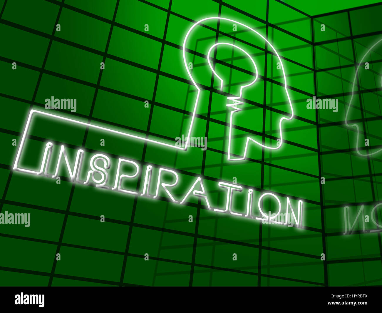 Inspiration Brain Indicating Positive Motivate And Motivation 3d ...