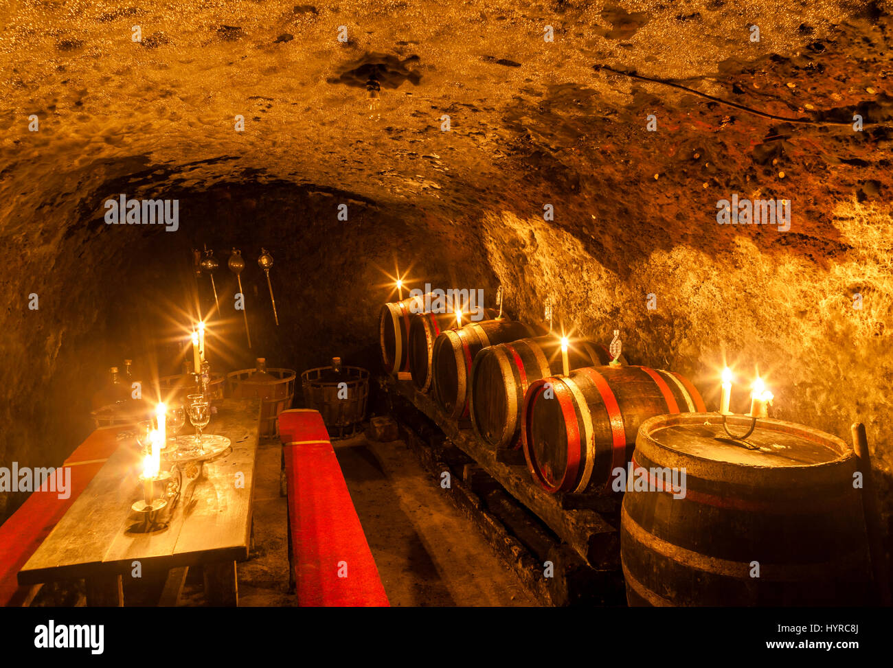wine cellar in Velka Trna, Tokaj wine region, Slovakia Stock Photo - Alamy