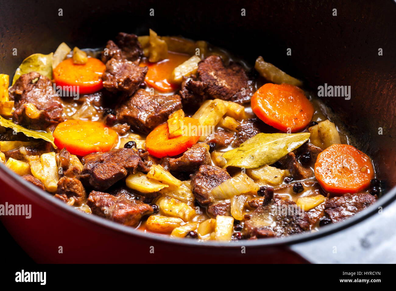 mutton meat with vegetables Stock Photo - Alamy