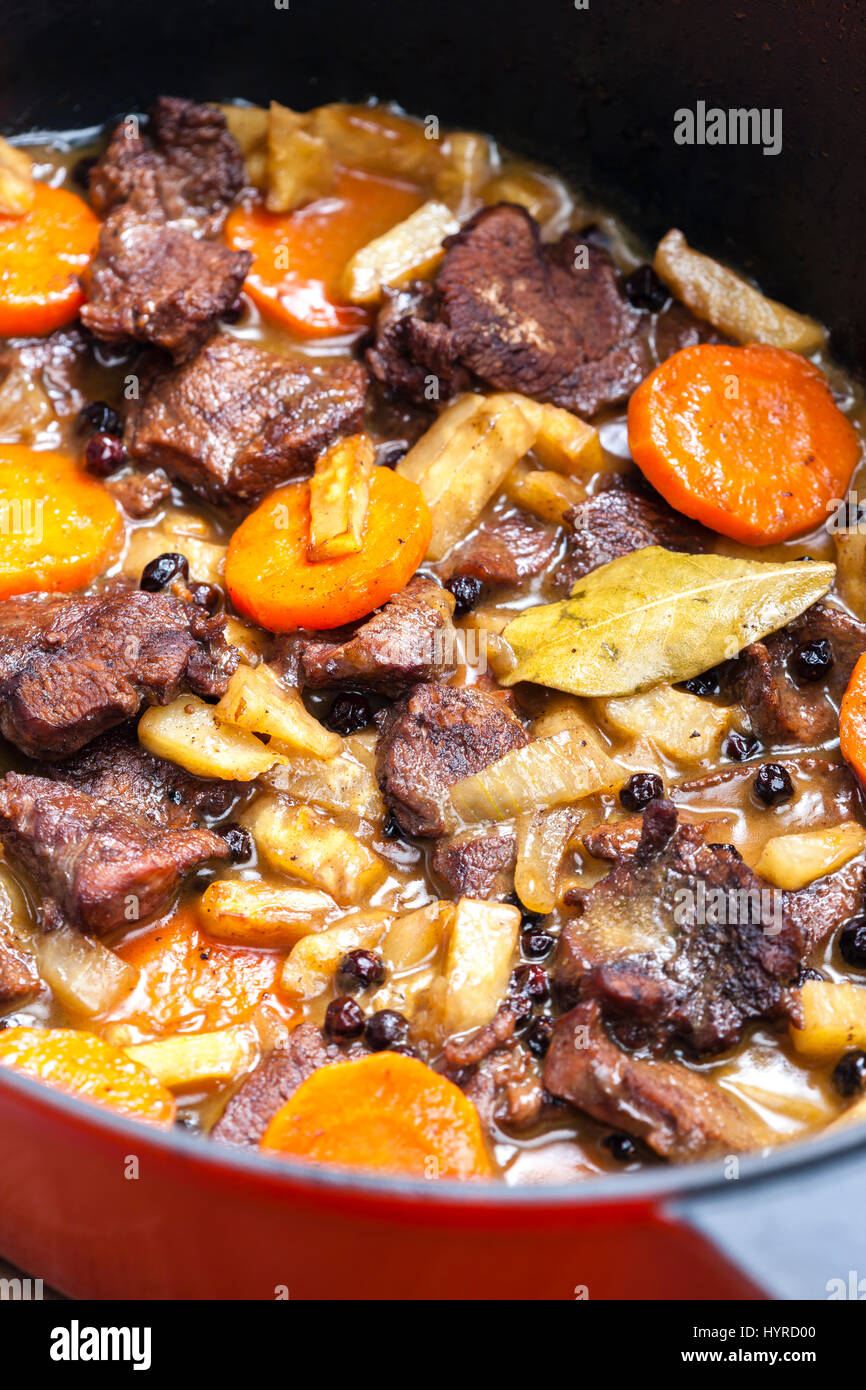 mutton meat with vegetables Stock Photo - Alamy