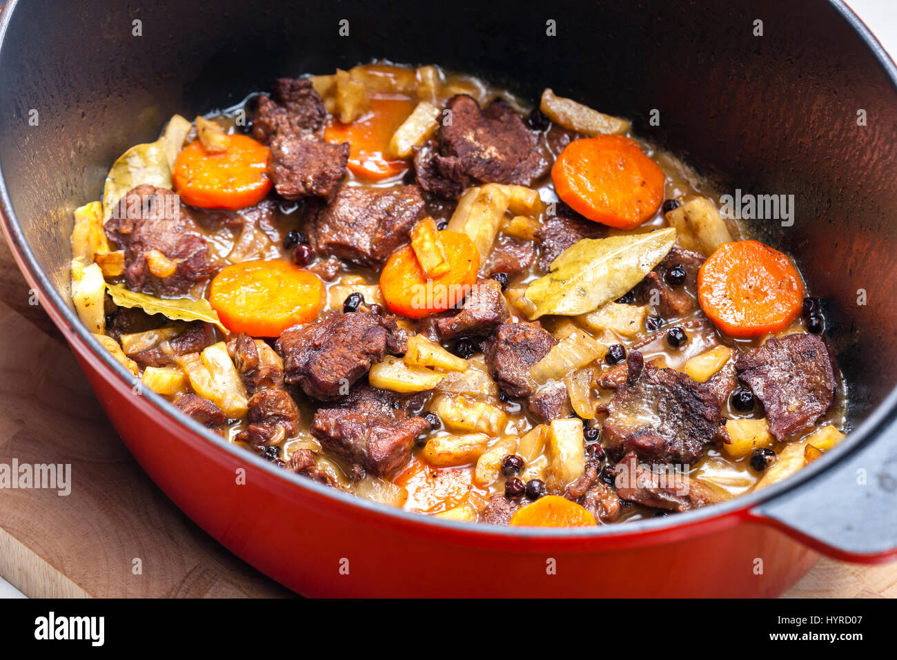 mutton meat with vegetables Stock Photo - Alamy
