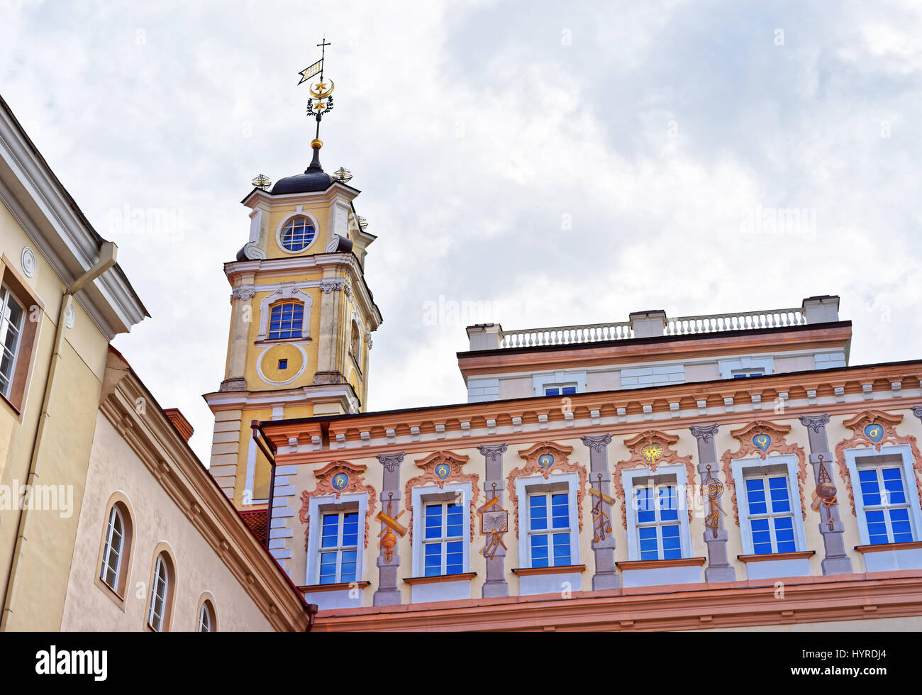 Astronomical Observatory tower, Vilnius University, Vilnius, Lithuania ...