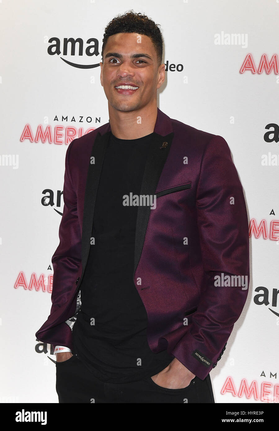Anthony Ogogo arrives for the premiere screening of American Gods at ...