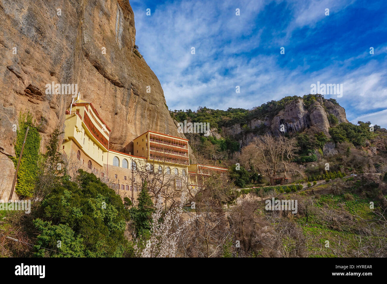 The Holy Monastery of Mega Spileo is placed 10km far from the town of ...