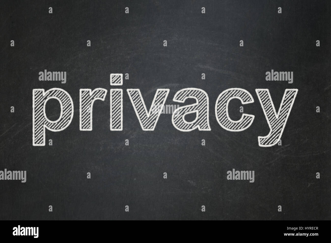 Privacy concept: Privacy on chalkboard background Stock Photo - Alamy