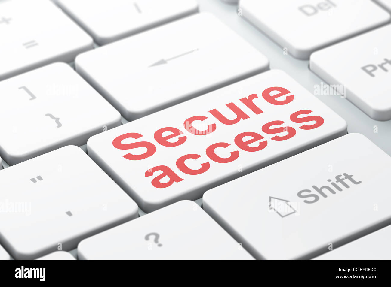 Safety concept: Secure Access on computer keyboard background Stock ...