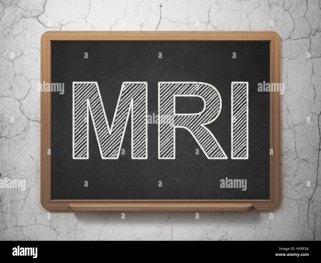 Health concept: MRI on chalkboard background Stock Photo - Alamy