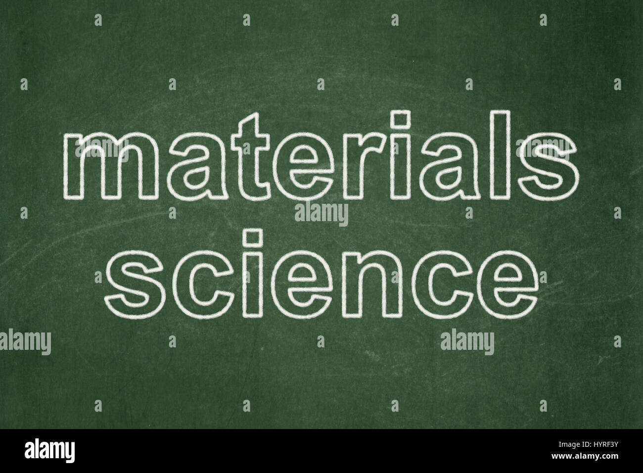 Science concept: Materials Science on chalkboard background Stock Photo ...