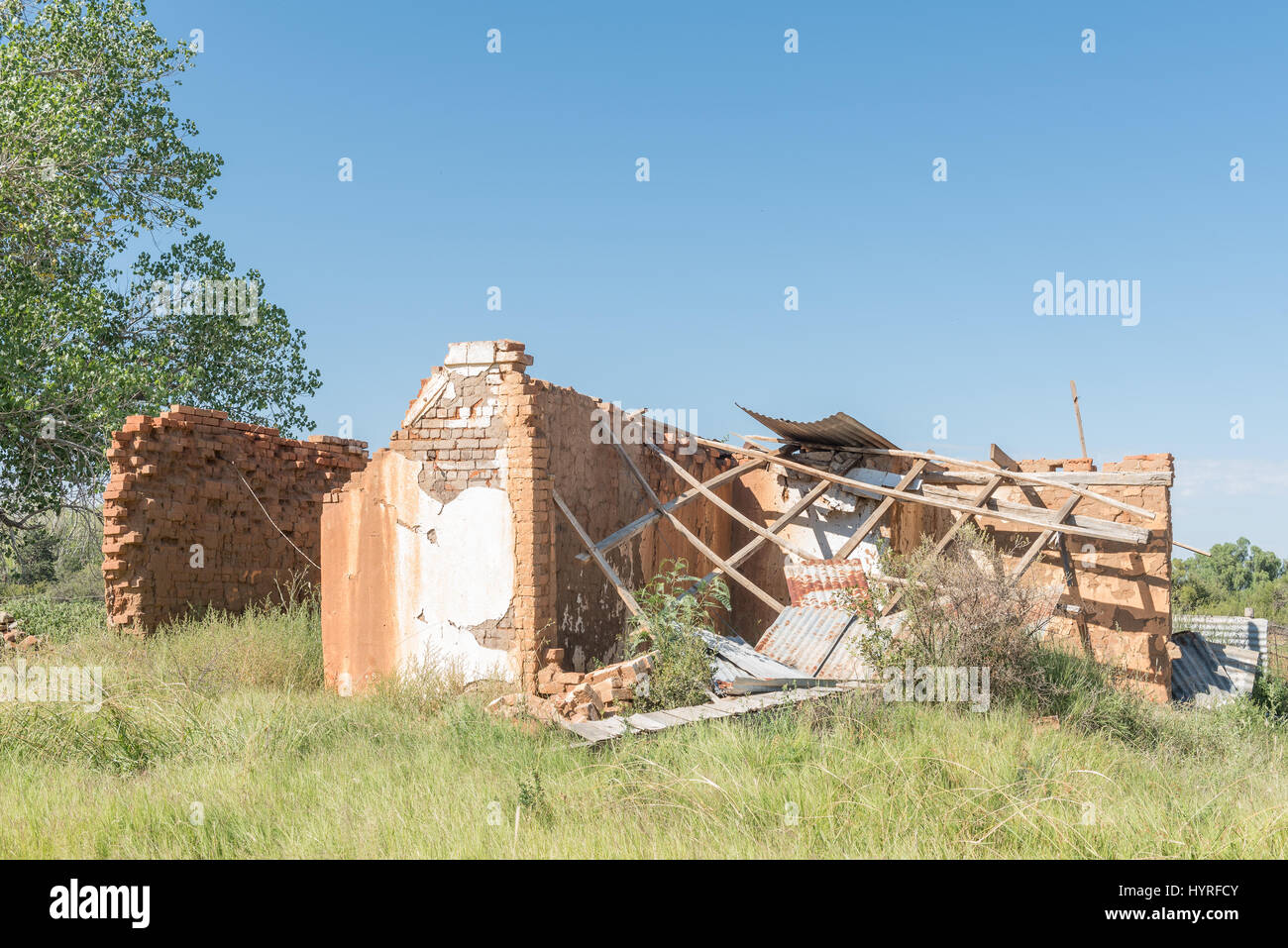 A ruin in Waterkloof, a small village near Philippolis in the Free ...