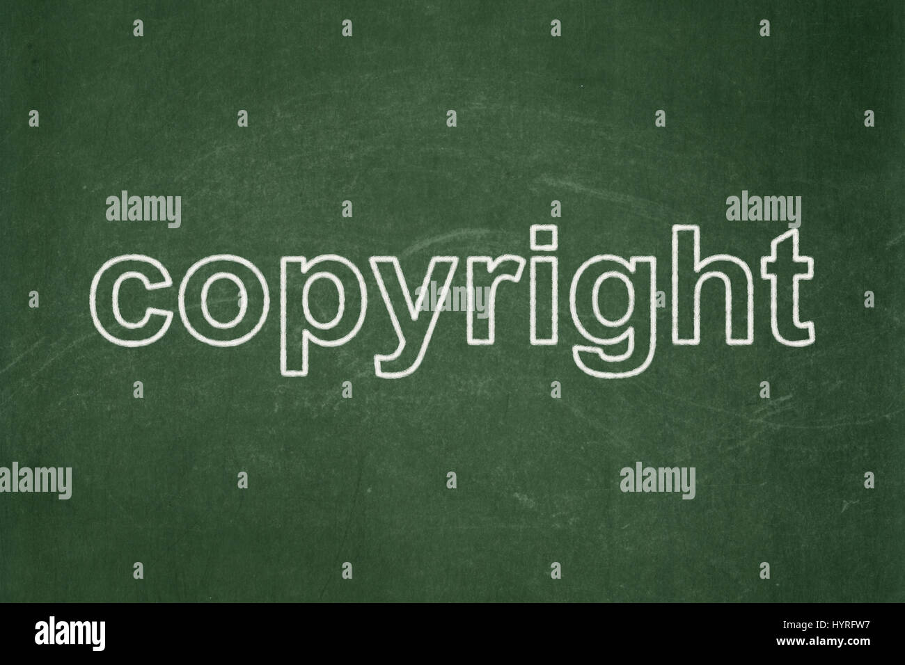 Law concept: Copyright on chalkboard background Stock Photo - Alamy