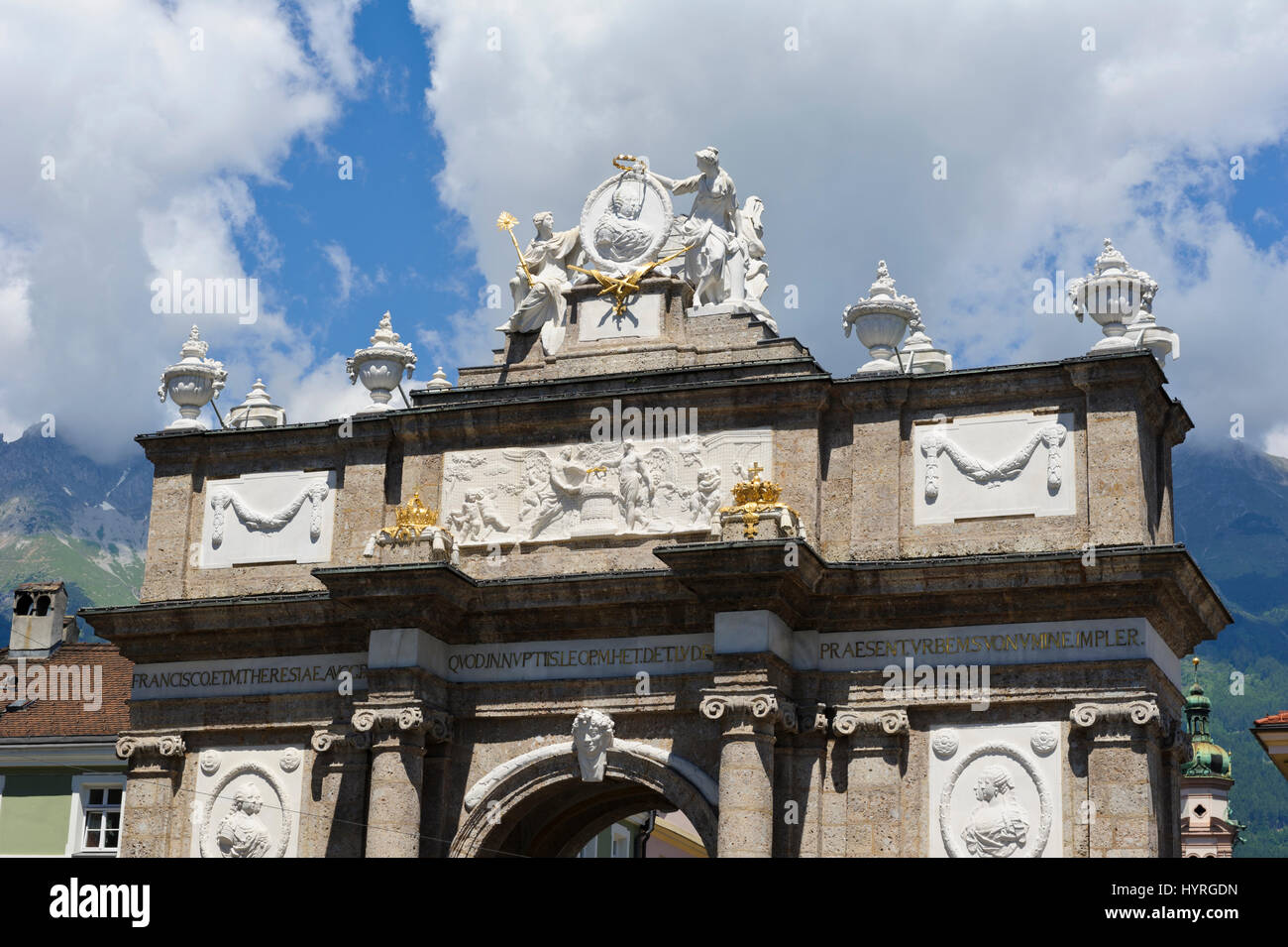 The Triumphal Arch, Innsbruck, Tirol, Austria Stock Photo - Alamy