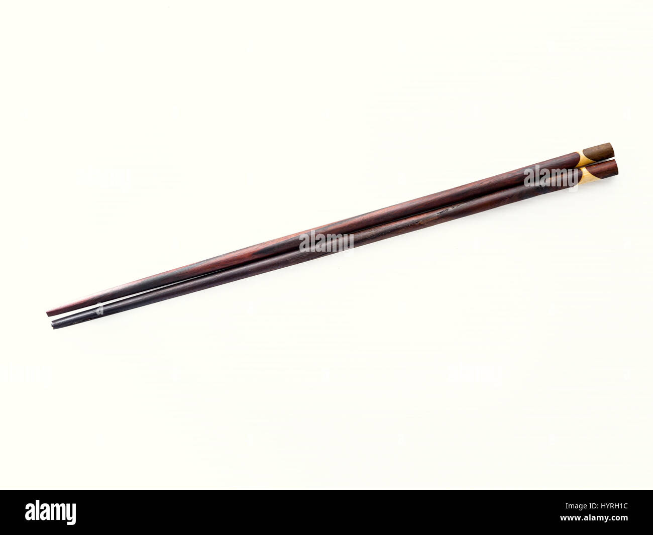 Wooden chopsticks, isolated on white background Stock Photo - Alamy