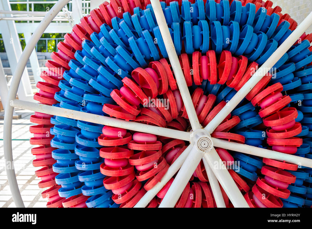 Swimming lanes markers in reel storage Stock Photo - Alamy