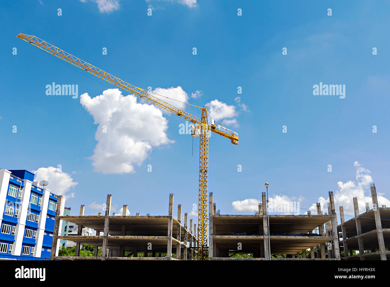 A tall construction crane hi-res stock photography and images - Alamy