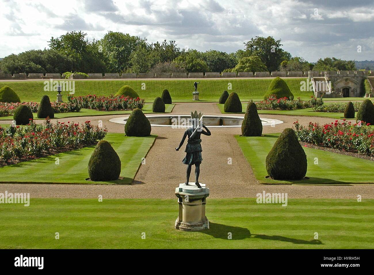 Windsor Castle gardens, Berkshire, England, UK Stock Photo - Alamy