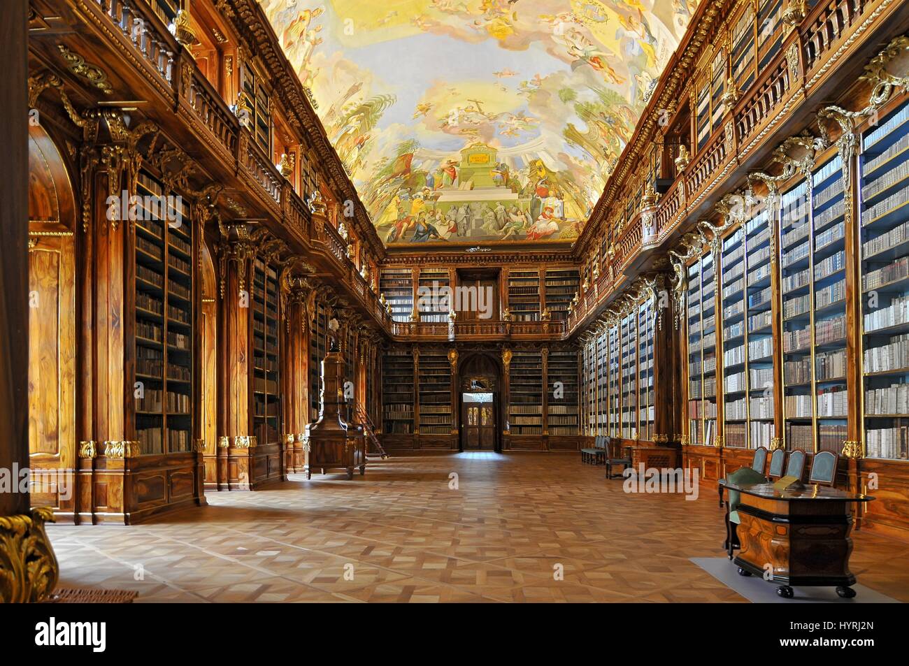 Ancient library in prague hi-res stock photography and images - Alamy