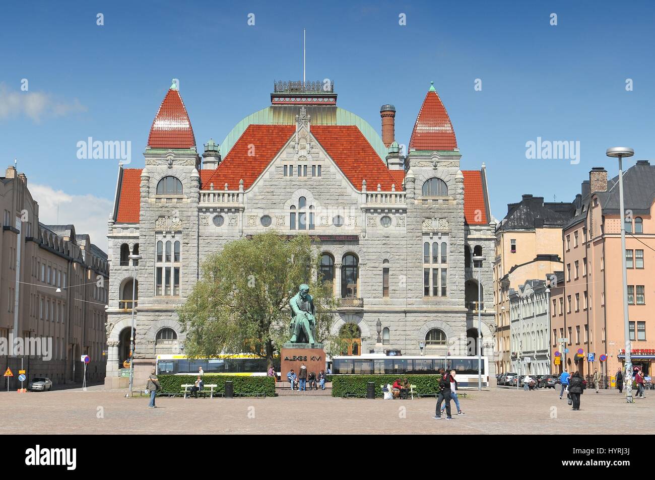 Finnish National Theater. Helsinki, Finland Stock Photo - Alamy