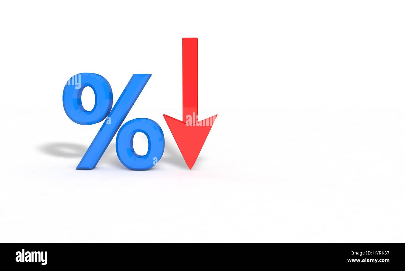 Percent falling hi-res stock photography and images - Alamy