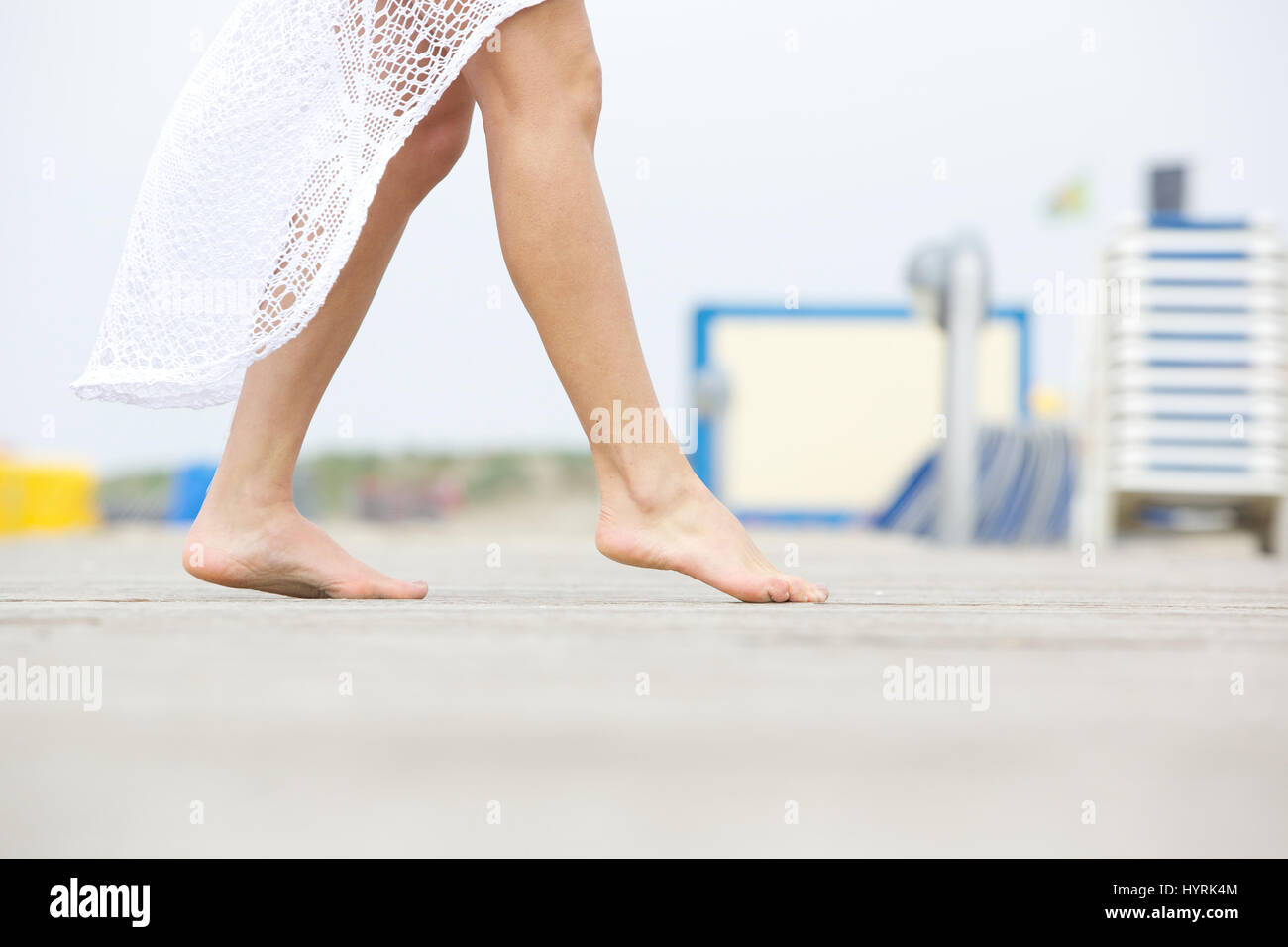 Woman feet step hi-res stock photography and images - Alamy