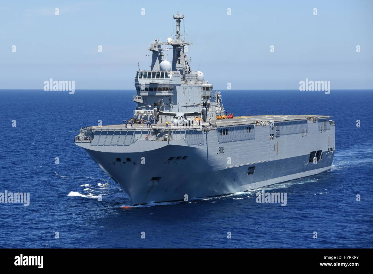 A U.S. Marines MV-22B Osprey assault support aircraft lands on the ...