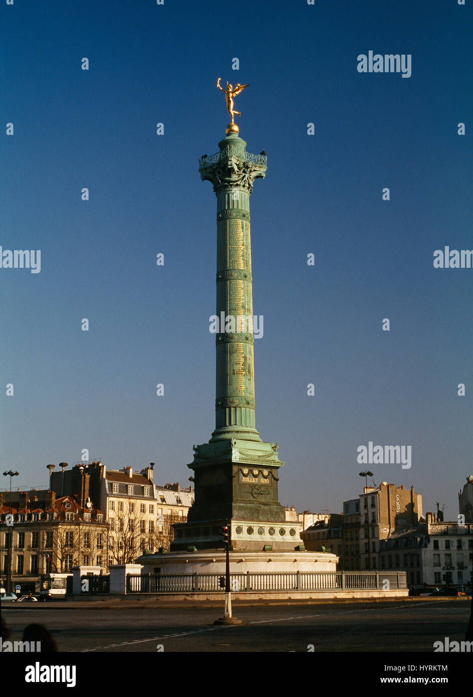 Place de la Bastille, Paris.In the middle of the square stands the ...