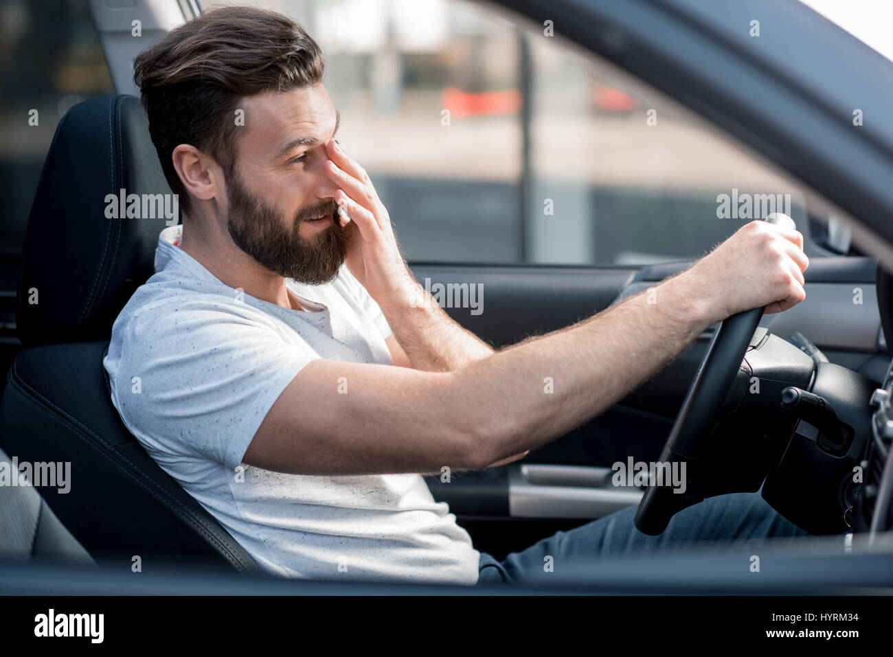 Tired driver hi-res stock photography and images - Alamy