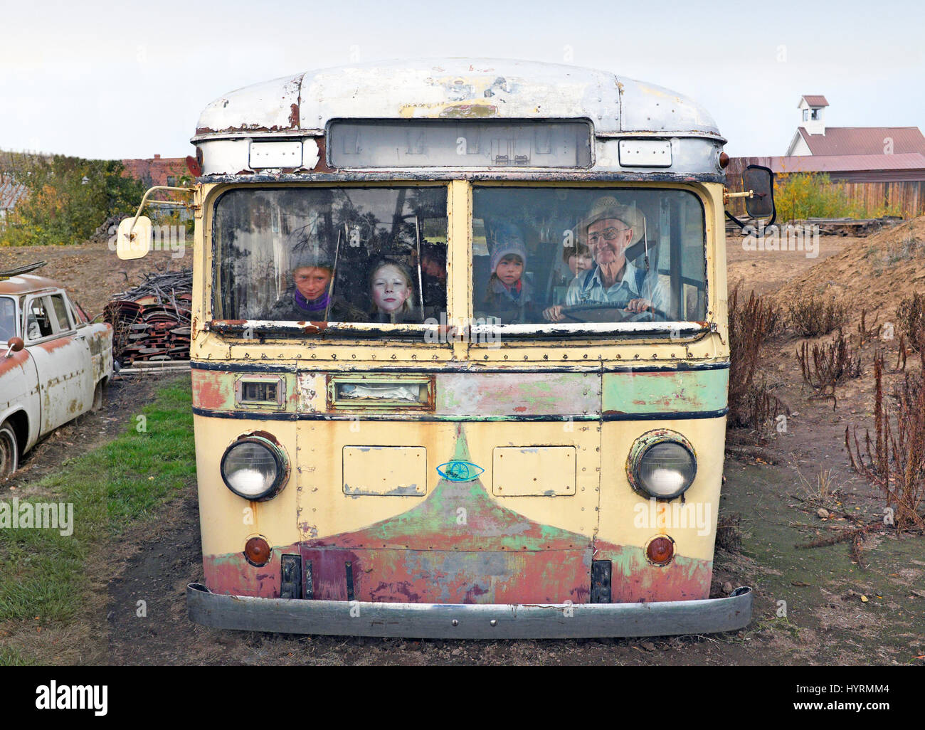 Spooky School Bus High Resolution Stock Photography and Images - Alamy