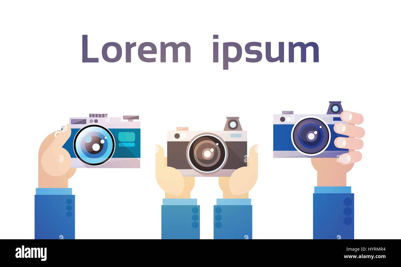 Hands to camera Stock Vector Images - Alamy