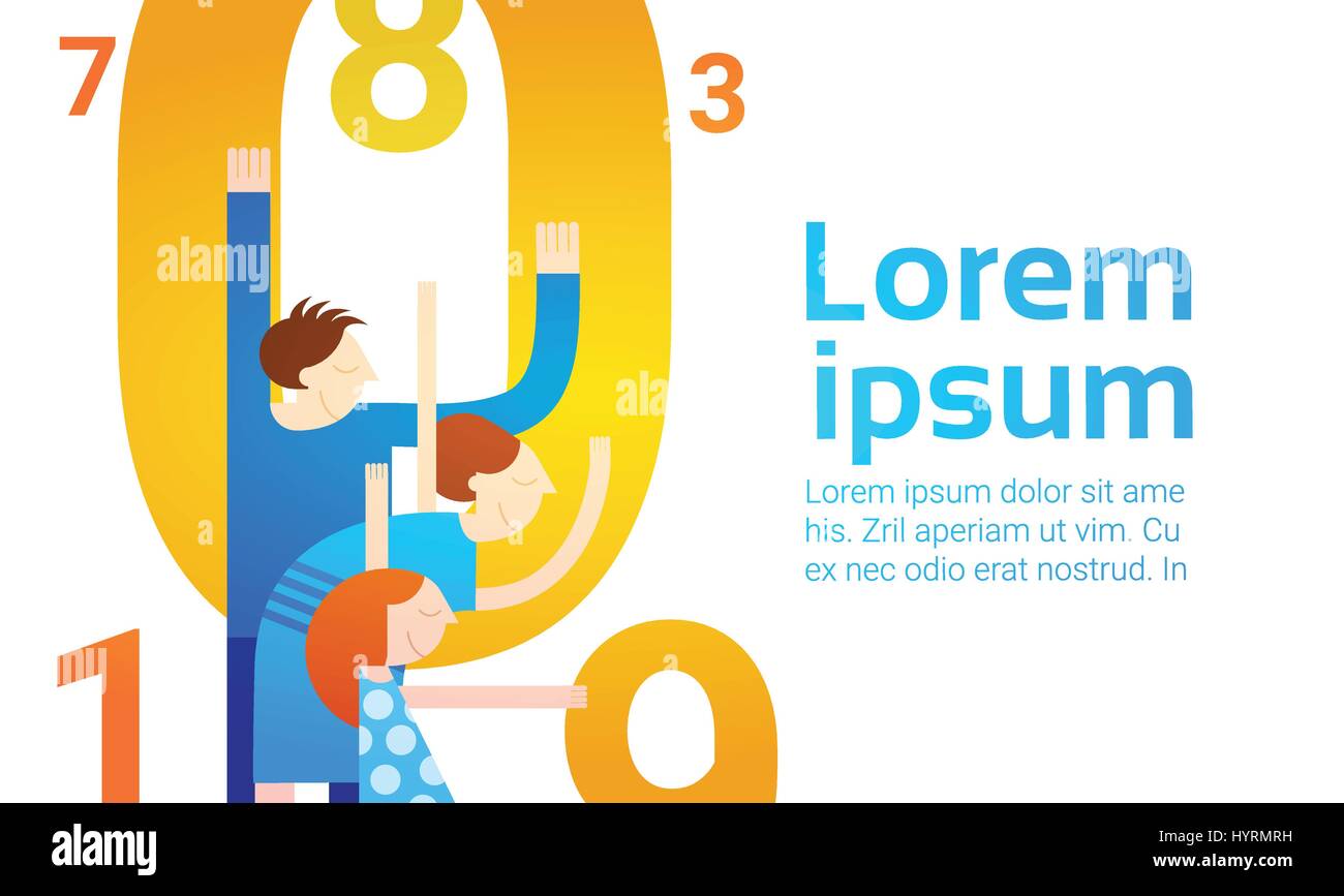 Numbers together Stock Vector Images - Alamy