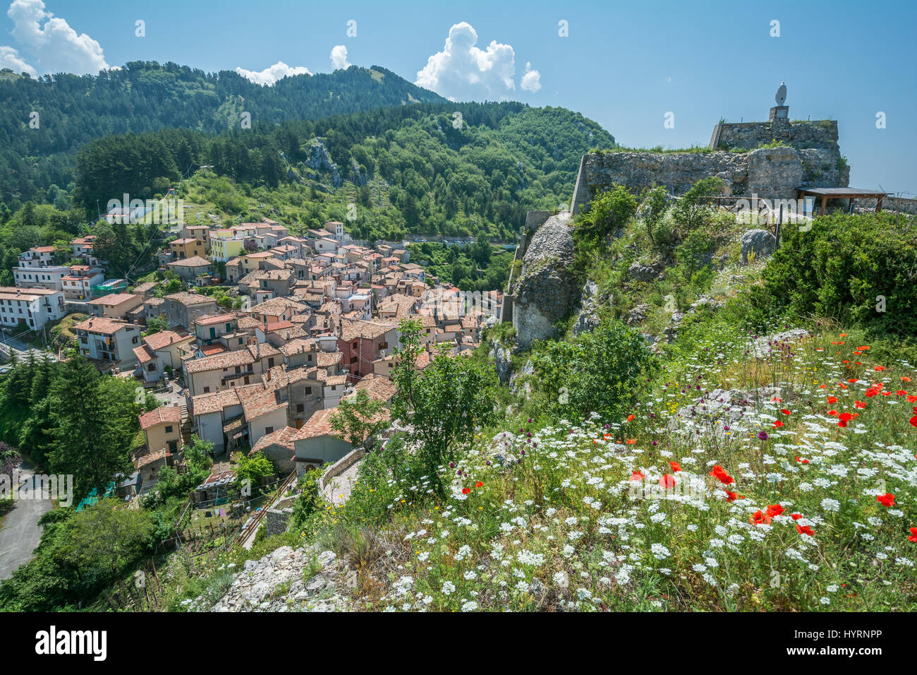 Hilltop rural architecture hi-res stock photography and images - Alamy