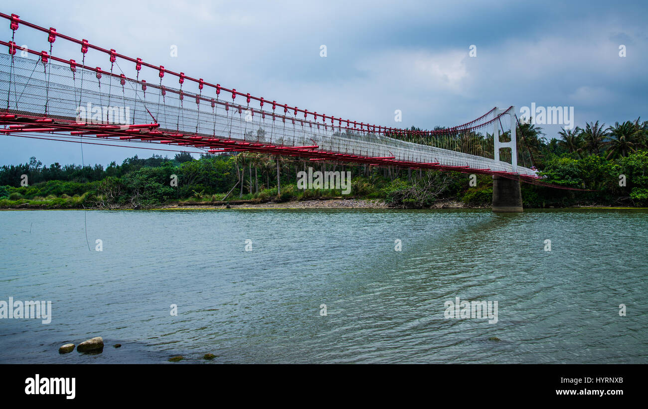 Suspension bridge in Taiwan Stock Photo - Alamy