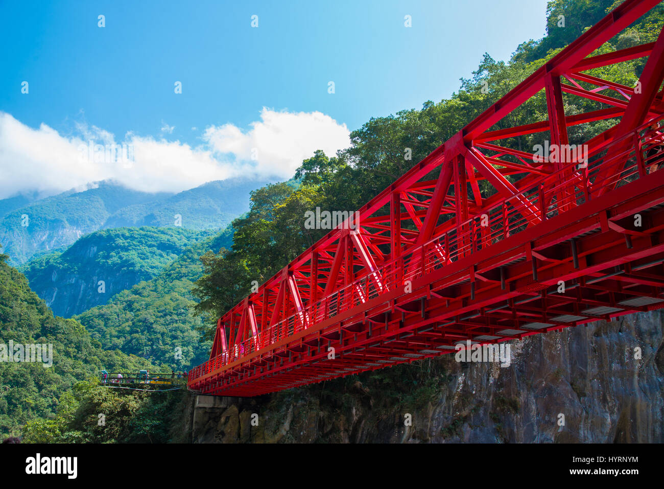 Suspension bridge in Taiwan Stock Photo - Alamy