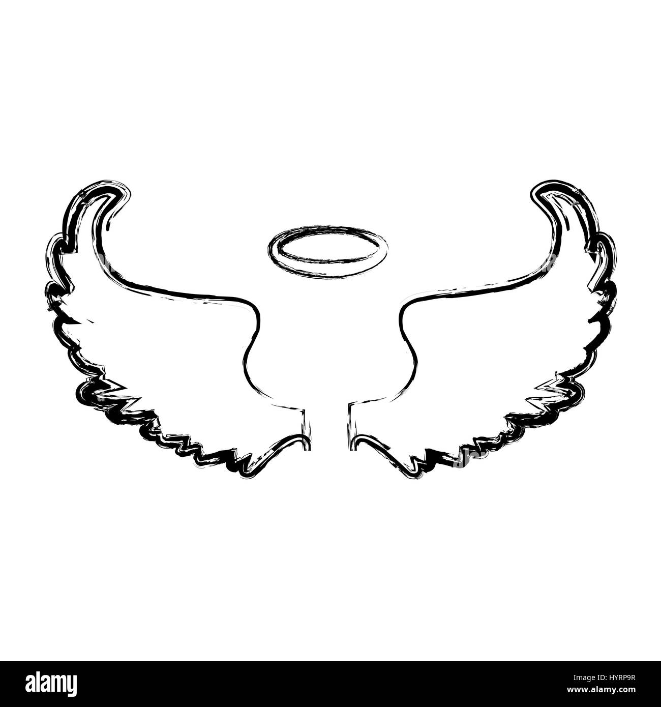 Holy spiritual angel icon vector illustration graphic design Stock ...