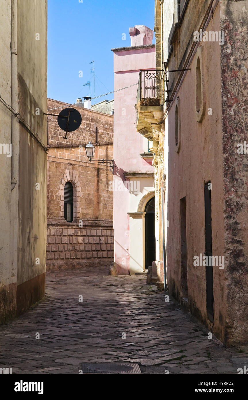 Alleyway. Alessano. Puglia. Italy Stock Photo - Alamy