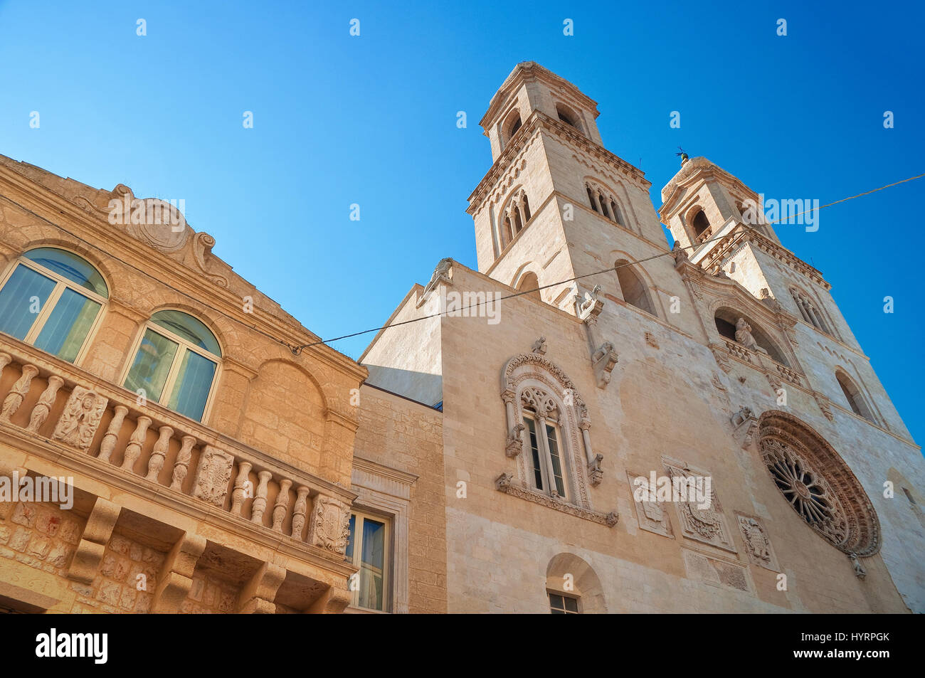 Duomo Cathedral of Altamura. Puglia. Italy Stock Photo - Alamy