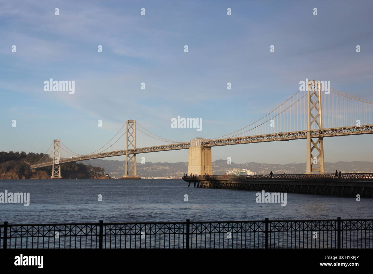 San Francisco–Oakland Bay Bridge Stock Photo - Alamy