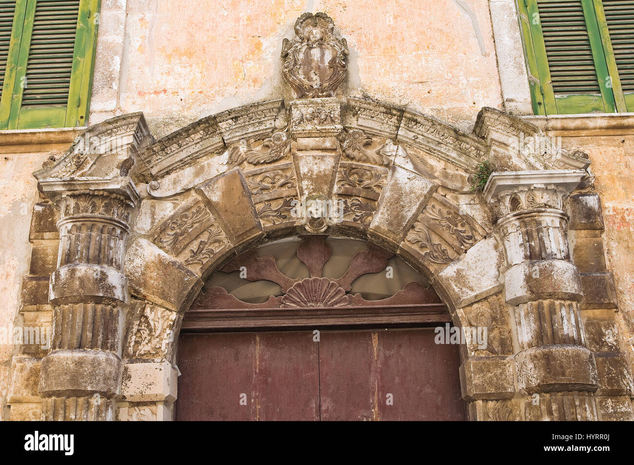 Historical palace. Altamura. Puglia. Italy Stock Photo - Alamy